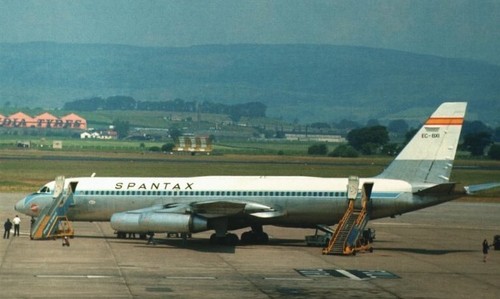 Spantax Convair 990 Coronado EC-BXI postcard | eBay