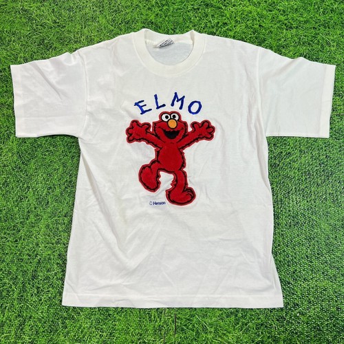 Vintage Sesame Street Elmo Fuzzy Furry White Muppets … - Gem