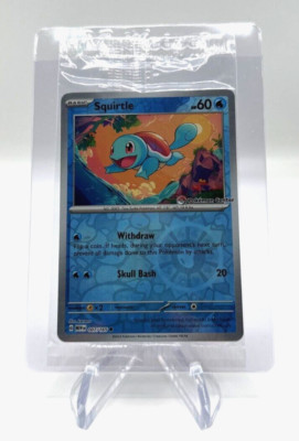 SQUIRTLE 151 Reverse Holo Pokemon Center Promo #007 | Factory Sealed ...