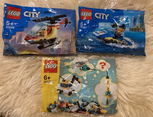 Brand New LEGO CITY: Fire Helicopter (30566)& 30567 & 30549 ...