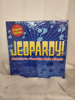Jeopardy Board Game 2005 Original Edition By Pressman Brand Factory ...