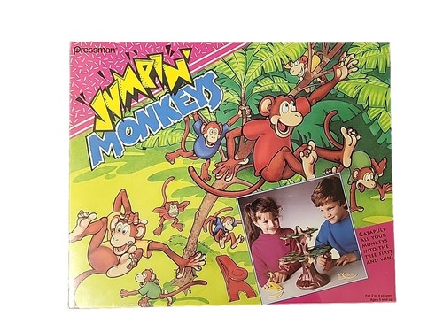 Jumpin Monkeys Game- Catapult all your Monkeys into the Tree By Pressman 1991 21853026566| eBay