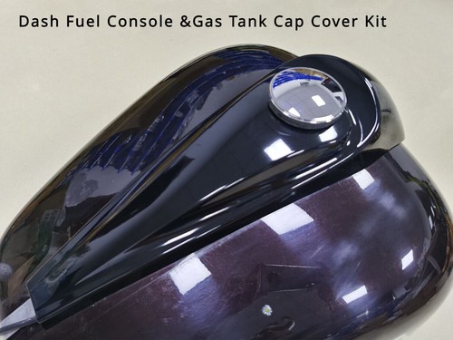 Dash Fuel Console &Gas Tank Cap Cover Kit For Harley Street Glide FLHX ...