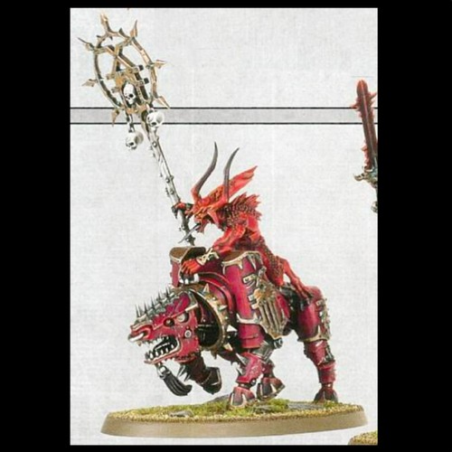 Bloodcrushers of Khorne Icon Standard Bearer Warhammer 40k Chaos ...