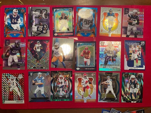 MASSIVE NFL/FOOTBALL CARD LOT!!!! OVER 100 CARDS! Panini Select Topps ...
