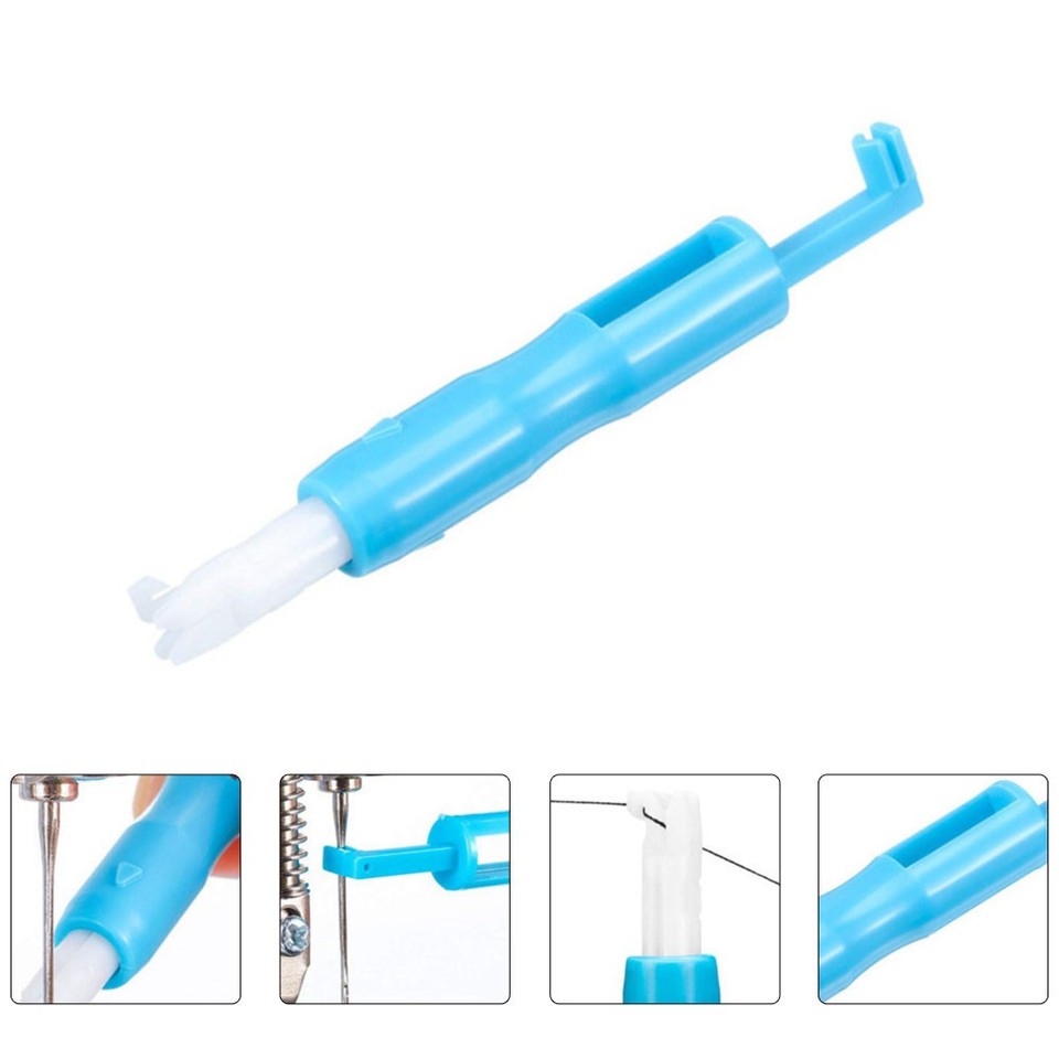 2 Pcs Thread Needle Helper Threading Device Sewing Machine Threader ...