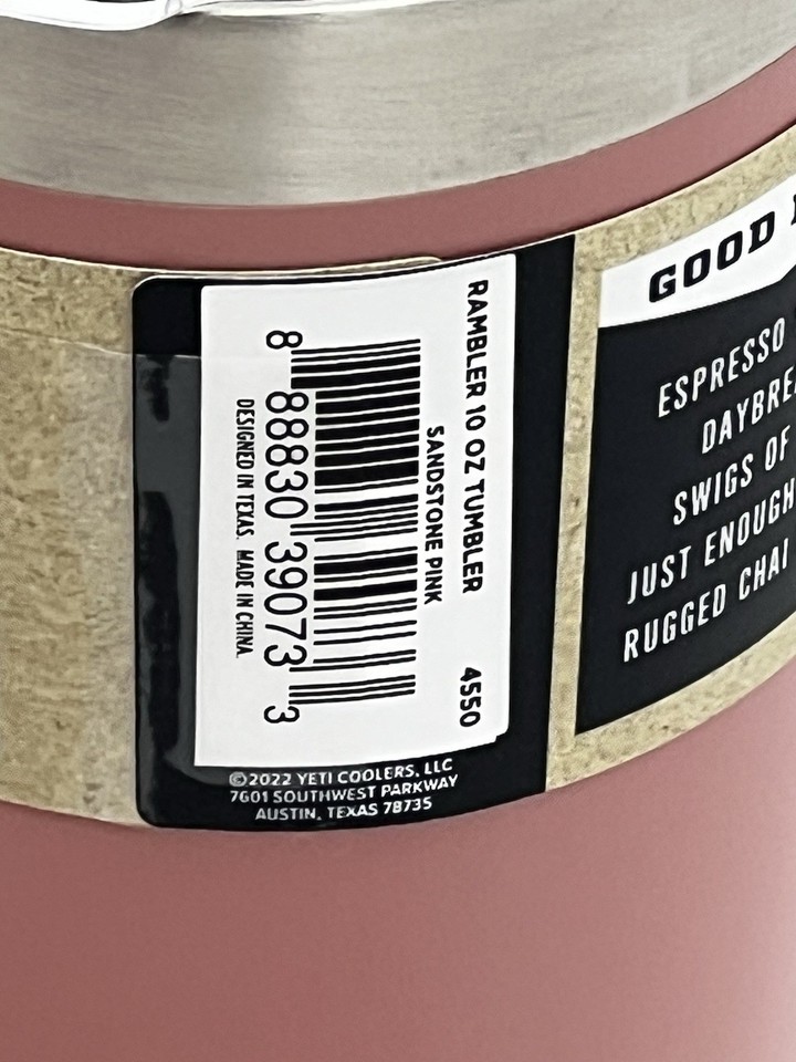 Yeti Rambler 10 oz Tumbler - Sandstone Pink - Limited Edition Matching ...