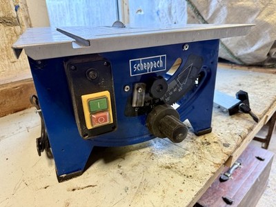 Scheppach HS80 Table Saw Bench Top 8" 210mm Circular Saw 45° Tilt ...