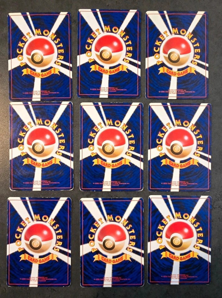 Vintage Pokémon Card Lot Trainer Japanese WOTC - NO HOLOS Wizard | eBay