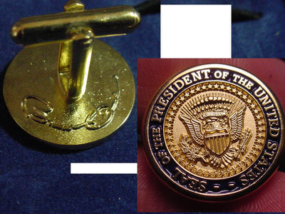 Pair of new presidential barack obama cufflinks Diecast | eBay