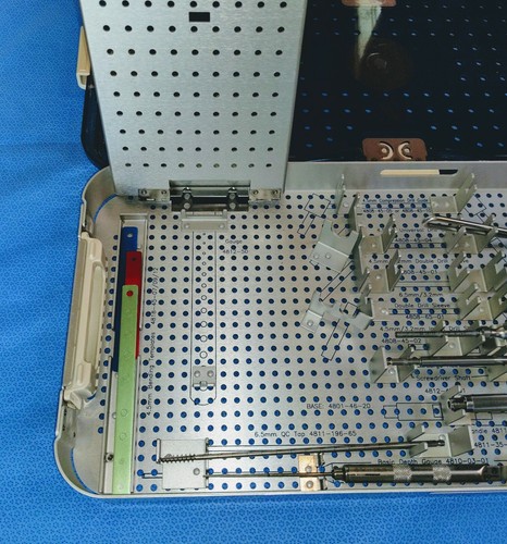 Double Tier ZIMMER Small Fragment Instrument Set Orthopedic Surgical ...