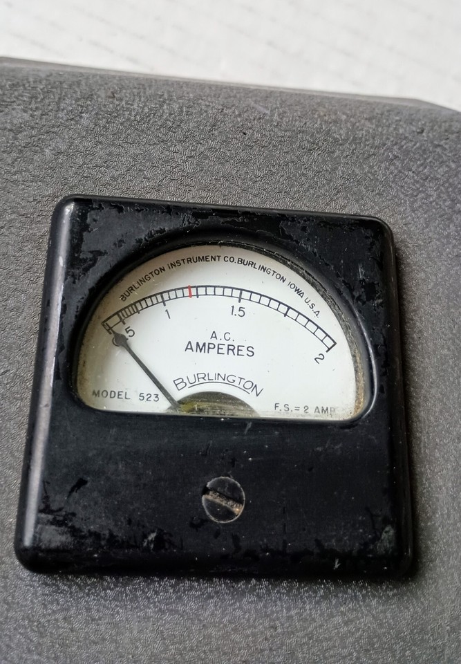Collins Radio Company Voltage Meter VINTAGE | eBay