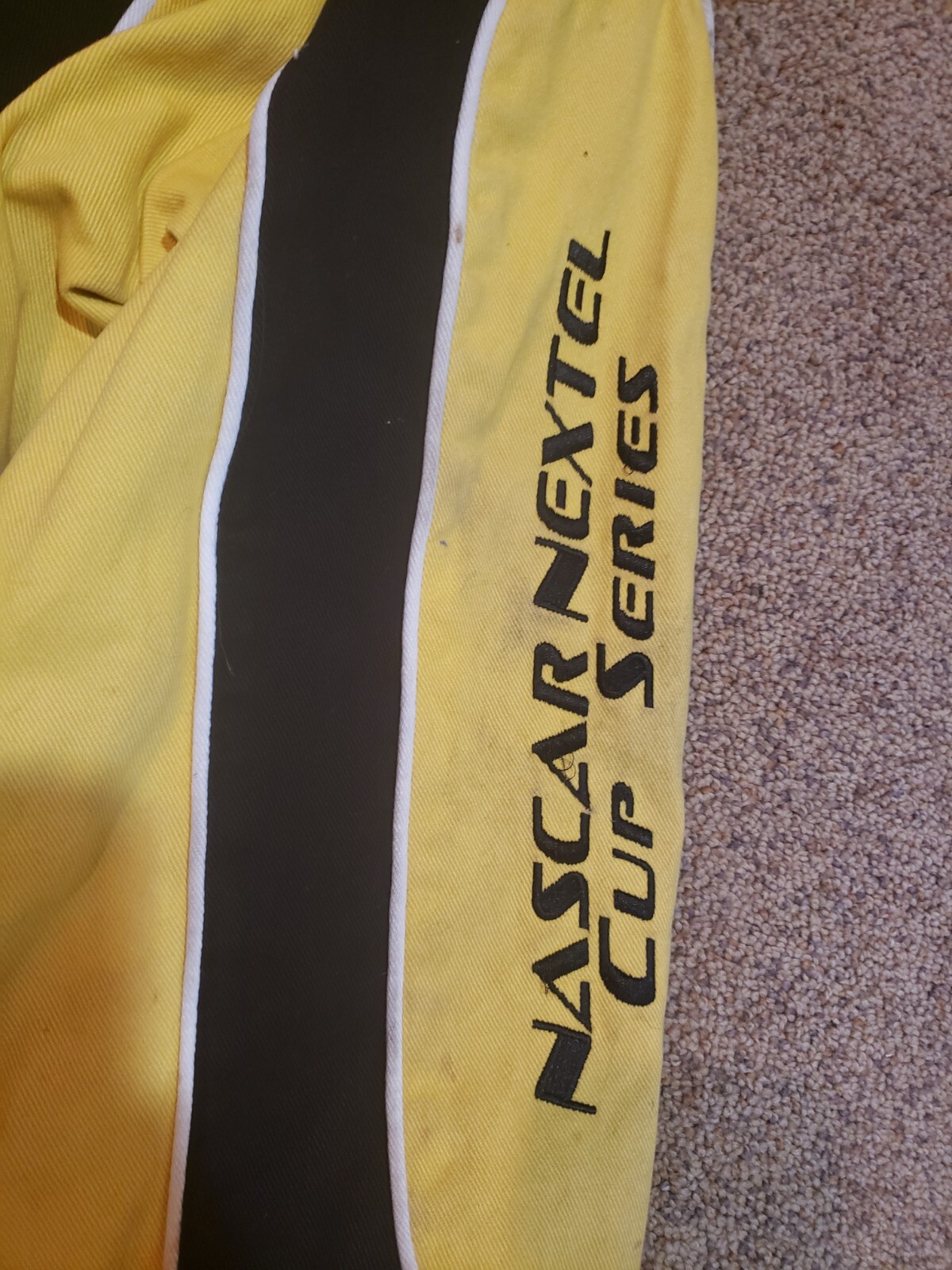 Vintage Nascar Nextel Cup Series Racing Champions Jacket Yellow/Black ...