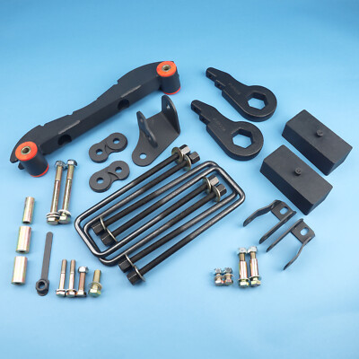 88-99 Chevrolet K2500 K3500 4WD 8-Lug Forged Full Lift Kit Front 2-3 ...
