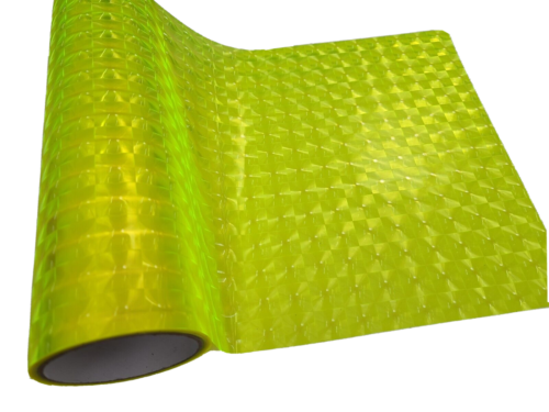 Glossy Cateye Neon Yellow PVC Headlight Taillight Fog Light Overlay ...