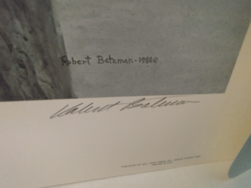 Midnight - Black Wolf by Robert Bateman, Signed Limited Print (Unframed ...