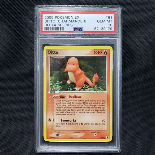 2005 Pokemon: DITTO [CHARMANDER] 61/113 - [EX Delta Species] Gem Mint ...
