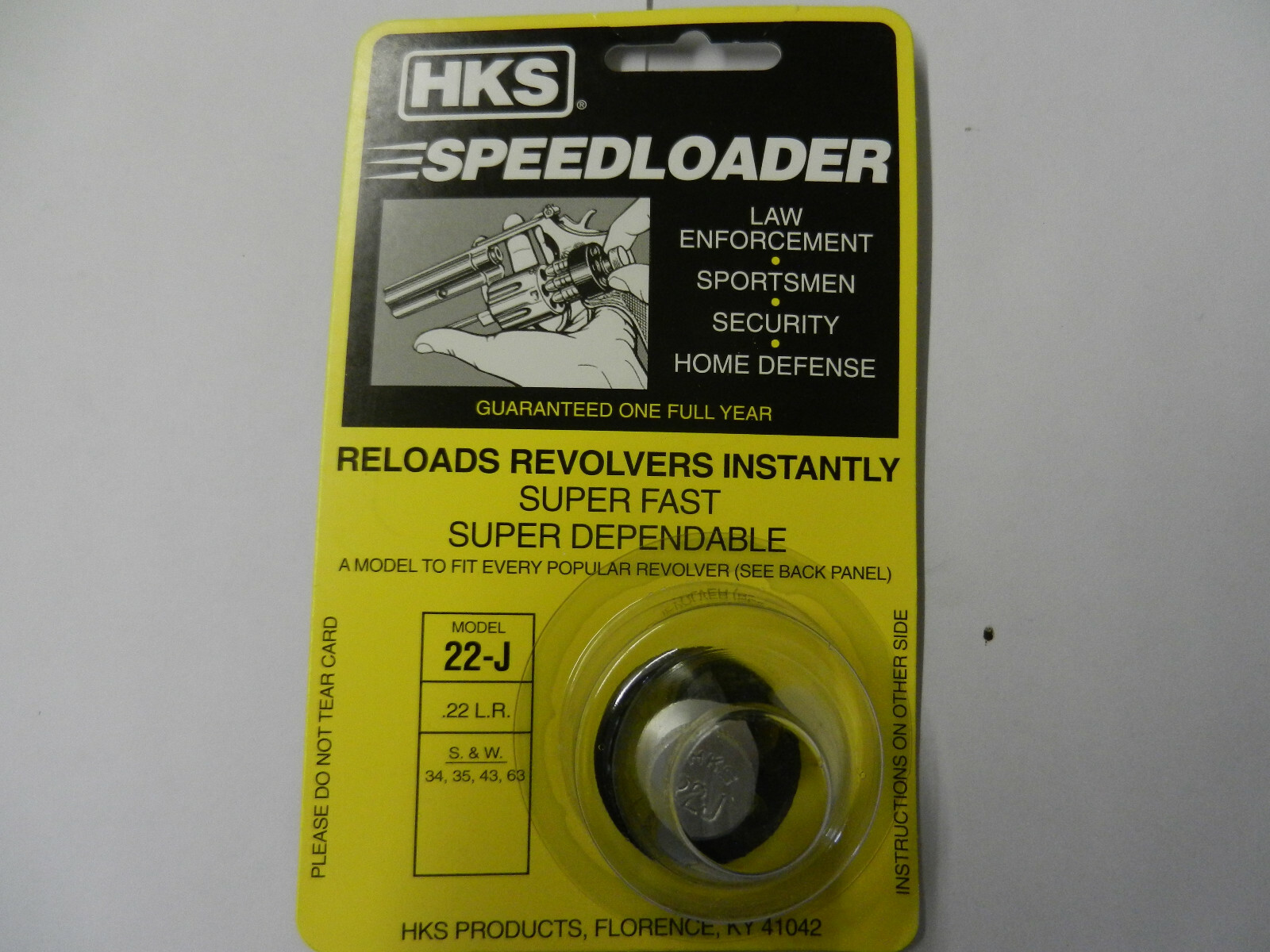 HKS Speedloader; 22J; 6-Shot 22LR; S&W 34 35 43 63; 2 Pk; Fast ...
