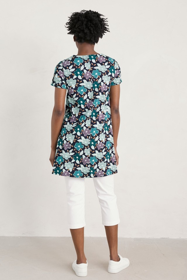 Seasalt Women's Tunic - black Field Guide V-neck Tunic - Regular ...