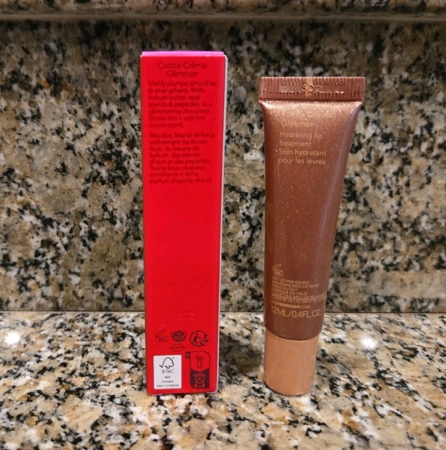 OLE HENRIKSEN Pout Preserve Peptide Lip Treatment COCOA CRÈME GLIMMER ...