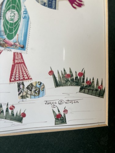James Butman - Stamp Art - Globally Displayed in Museums | eBay