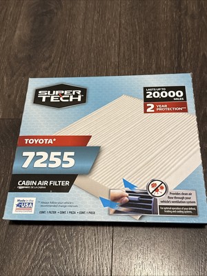 Super Tech 7255 Cabin Air Filter for Toyota | eBay
