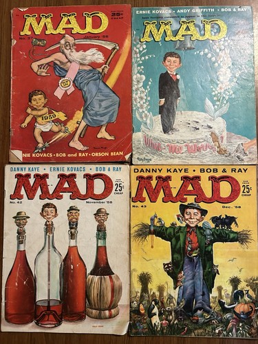 Mad Magazine 1958 Vintage Lot Of 4 | eBay