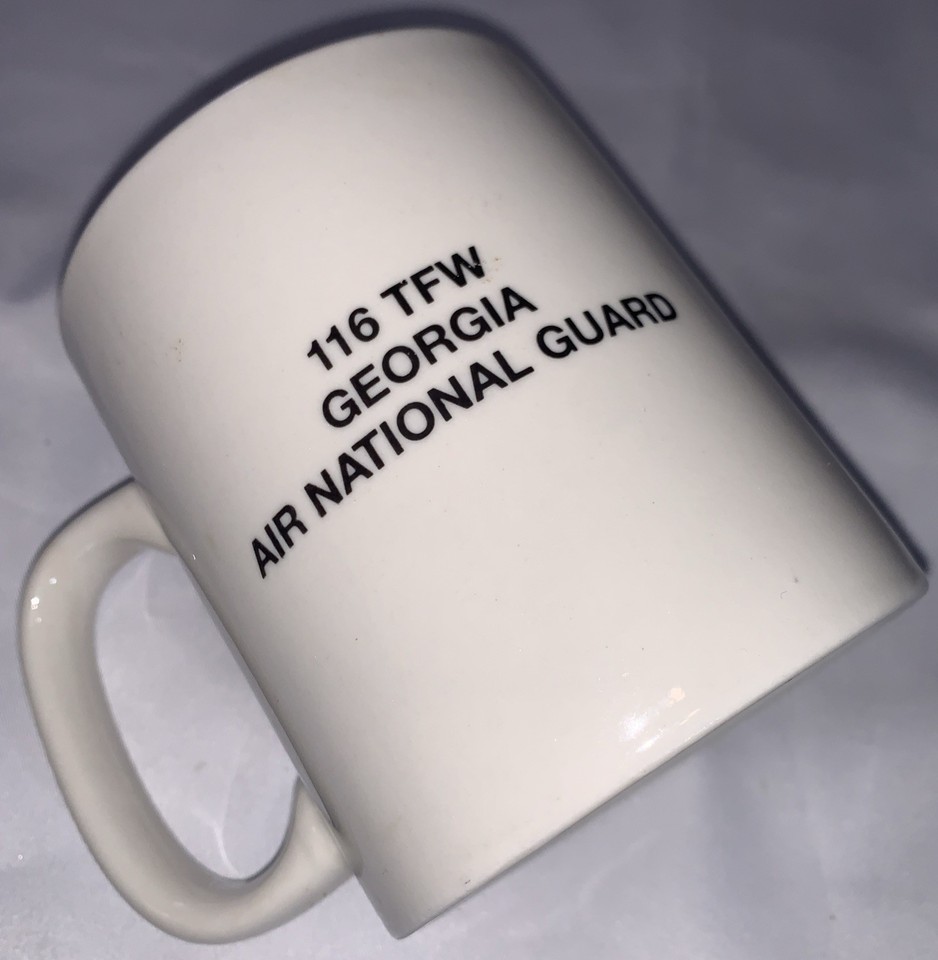 Georgia Air National Guard 116 TFW Air Force Military Mug Cup | eBay