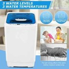 Portable Washing Machines, 17.8Lbs Capacity Washer 2.3Cu.ft Washer ...