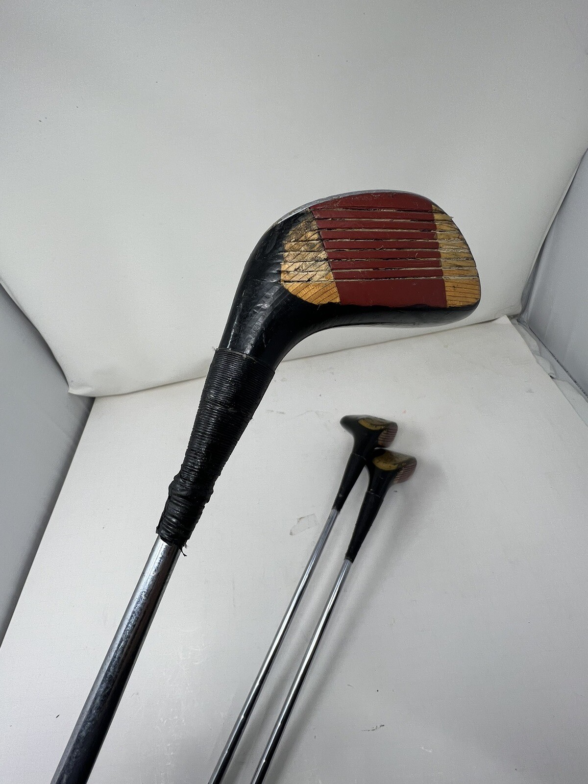 Vintage Spalding Executive Golf Wood Set 1,3,5 Woods Lite Jet Step ...