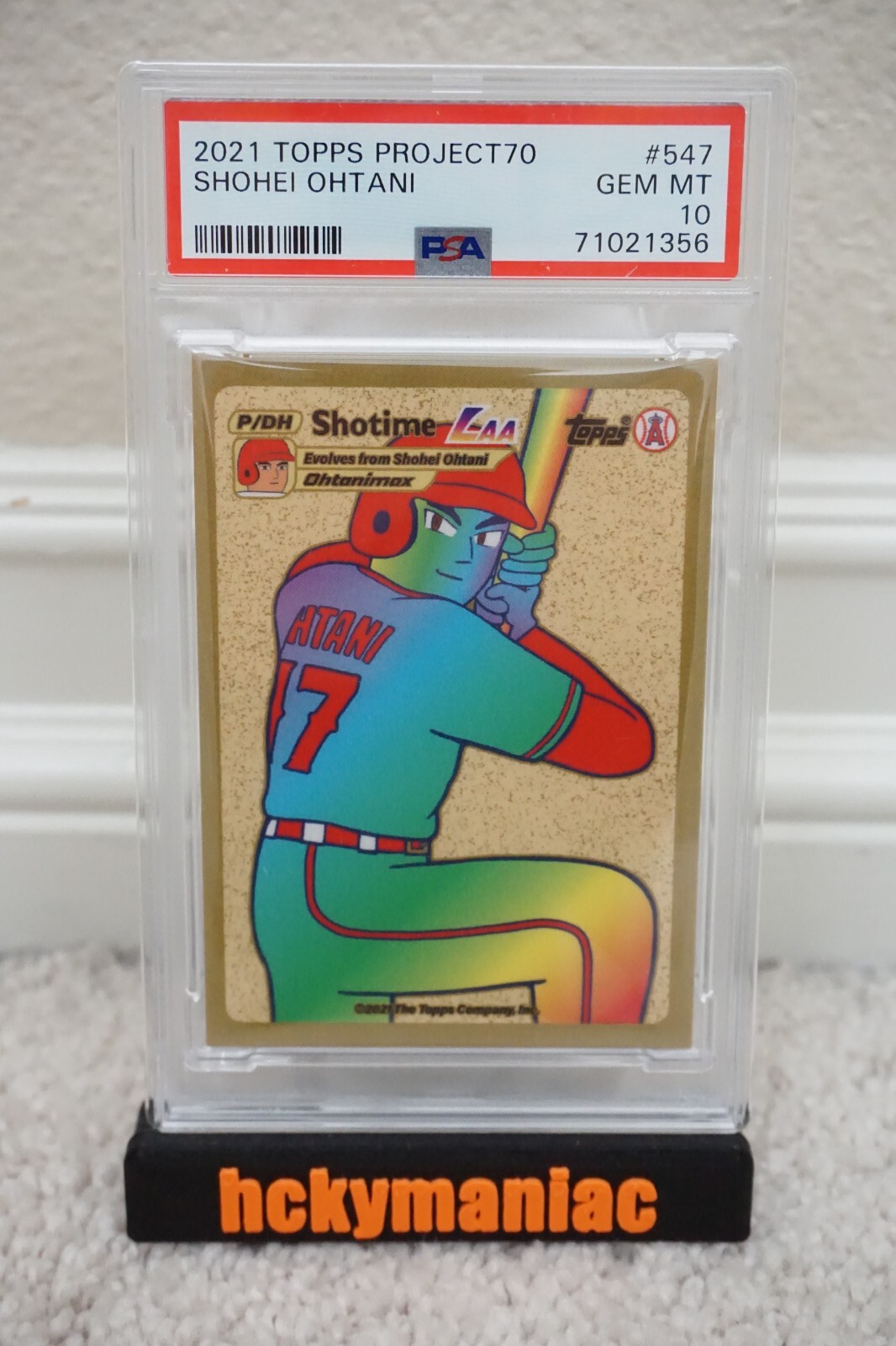 2021 Topps Project 70 - Keith Shore 2021 Topps Baseball #547 Shohei ...