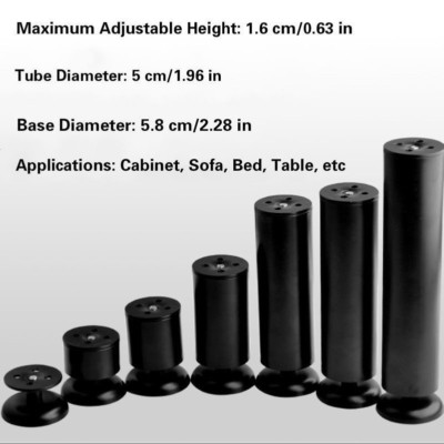 Adjustable Furniture Plinth Legs Stainless Steel Forcers Sofa Feet 6 ...