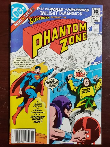 SUPERMAN PRESENTS THE PHANTOM ZONE #1 | DC Comics 1982 | Newsstand, VG ...