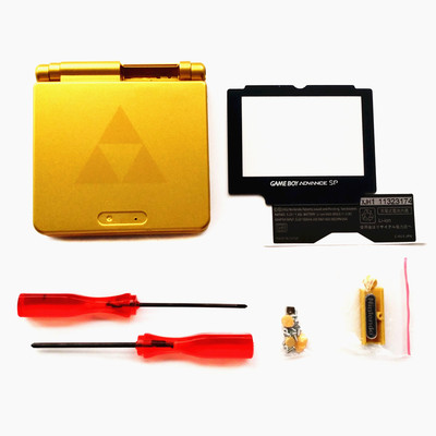 The Legend of Zelda Gold Shell Case For Nintendo Gameboy Advance SP GBA ...