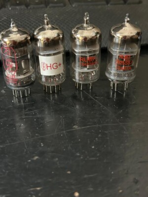 Ruby 12AX7A / 7025 vacuum tube quad, strong to NOS new testing | eBay