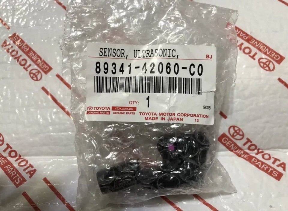 *NEW TOYOTA RAV4 BUMPER SENSOR OEM PARKING 2015-18 BLACK GENUINE 89341 ...