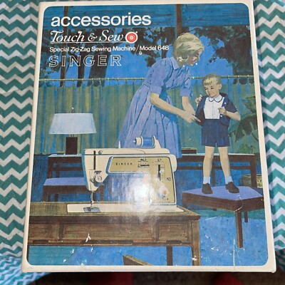 Singer 648 18-pc ATTACHMENT SET BOXED #171128 1970s sewing machine ...