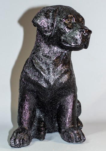 Black Labrador Cremation Urn Dog Ashes Pet Loss Sculpture Memorial ...