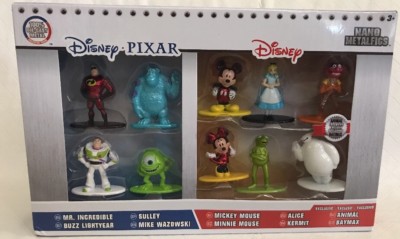 Disney Pixar Nano Metalfigs 10 Pack Exclusives JADA TOYS 100% Die-Cast ...