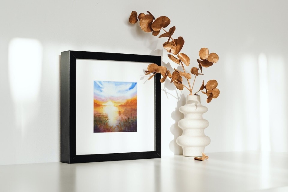 Landscape Wall Art Original Watercolor Painting Shatsky National Park ...