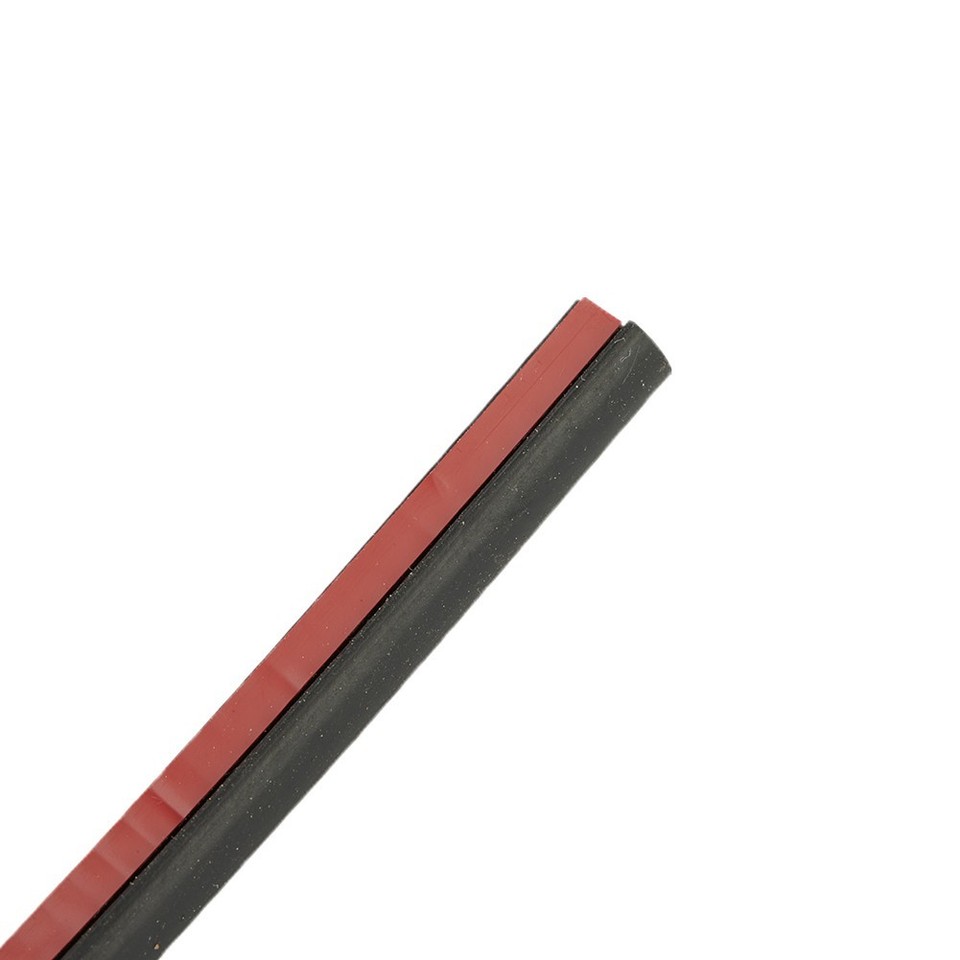 Vehicle Sealing Strip Front Rear Bumper T-Type Rubber Black Trim Bumper ...