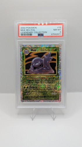 PSA 8 Muk - Reverse Holo 16/110 - Legendary Collection - Pokemon NM ...