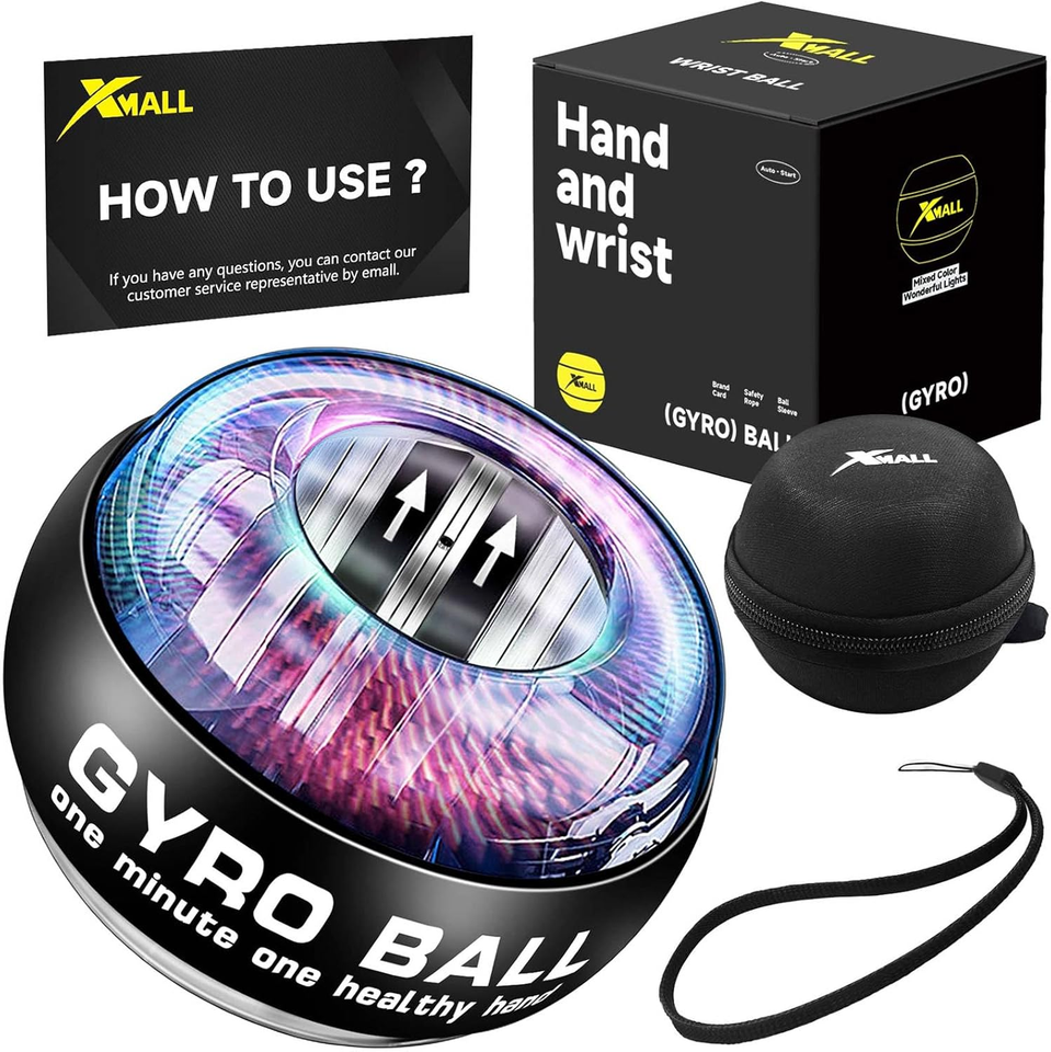 XMALL Torque Ball Hand Exerciser, Grip Strength Trainer, Forearm ...