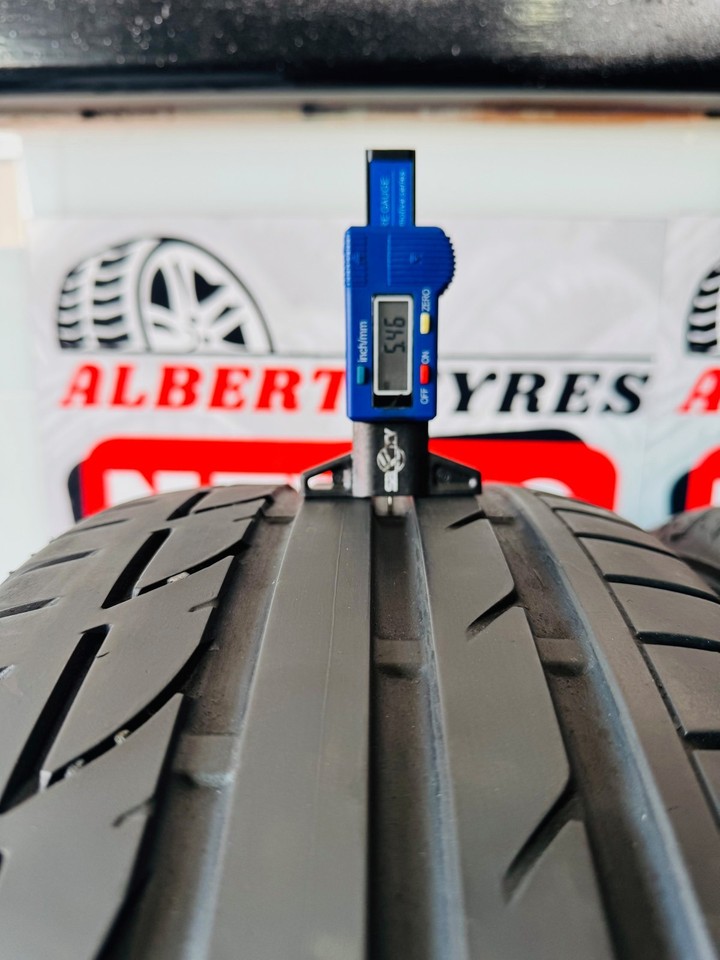 2x 225/45R19 92W BRIDGESTONE POTENZA S001* RSC Run flat 92W 5.5MM Tread ...