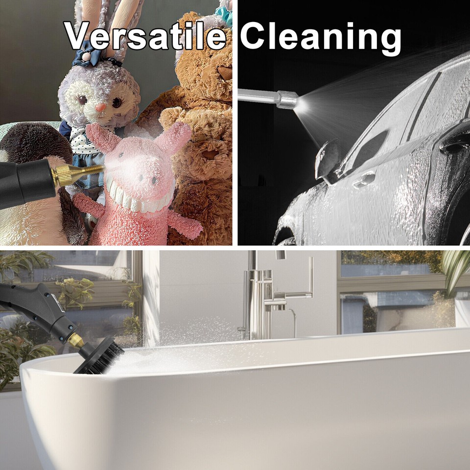 2500W Multifunctional Steam Cleaner 12 Tools 6 Modes High Temp Handheld ...