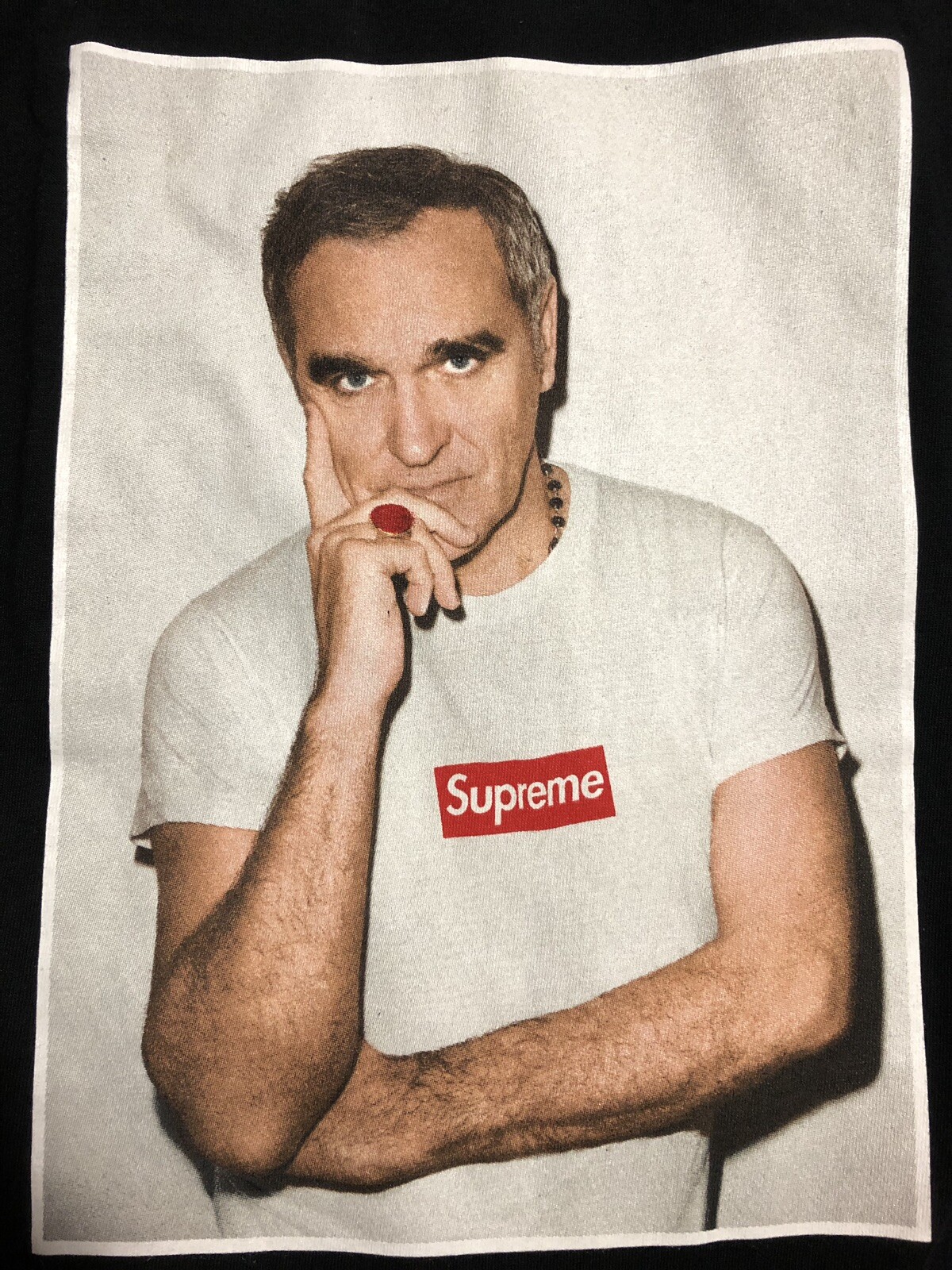 SUPREME Morrissey Tee Shirt White SS17 Size Medium SS19 Grailed 2019 ...