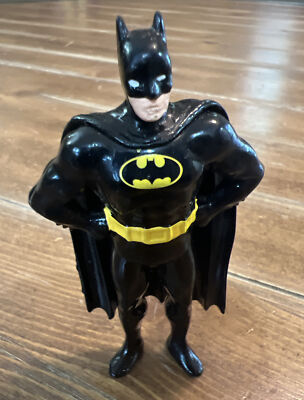 Applause Batman Mini 3.5” Figure Vintage PVC DC Comics Black Costume ...