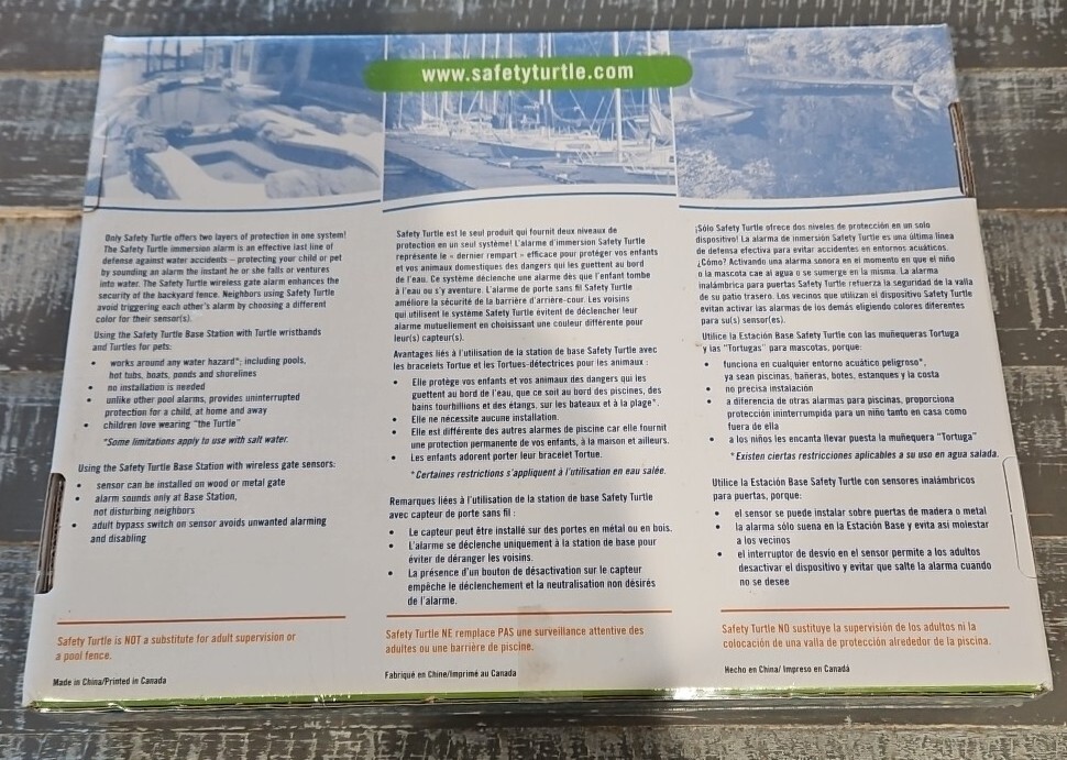 Safety Turtle B102 Pool Alarm Base Station for sale online | eBay