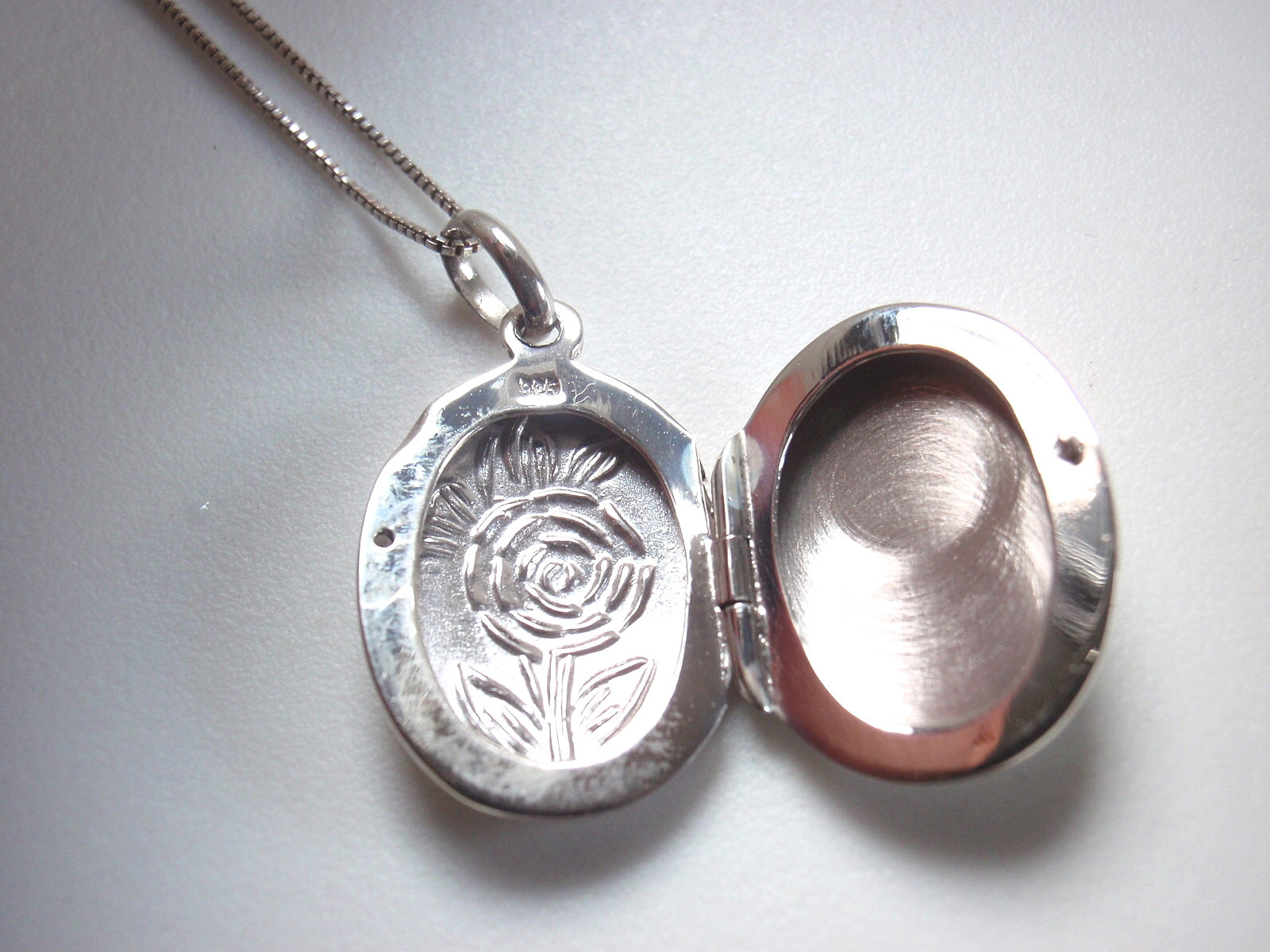Floral Locket 925 Sterling Silver Marked 925 | eBay