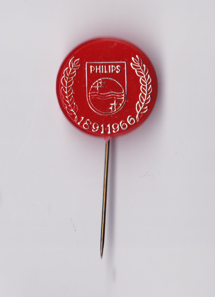 Vintage PHILIPS RADIO TELEVISION LOGO stick pin badge brooch 1960s ...
